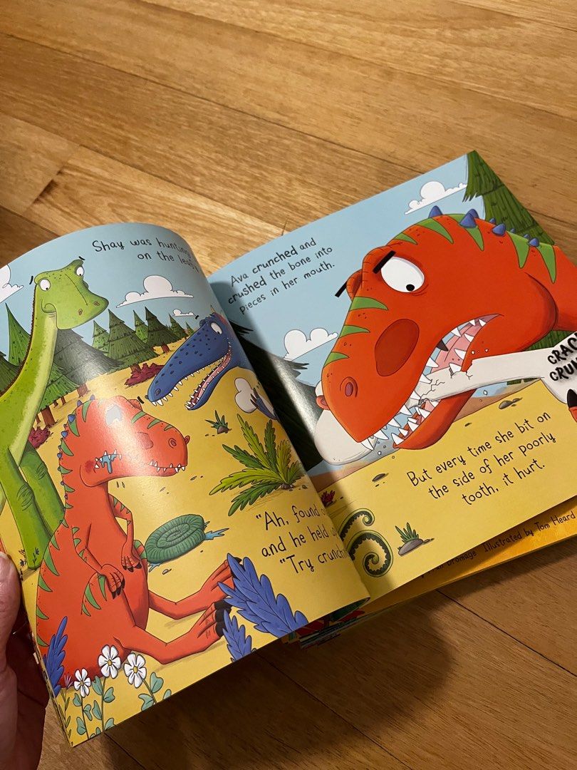 Dinosaur Adventures Story Book, Hobbies & Toys, Books & Magazines ...