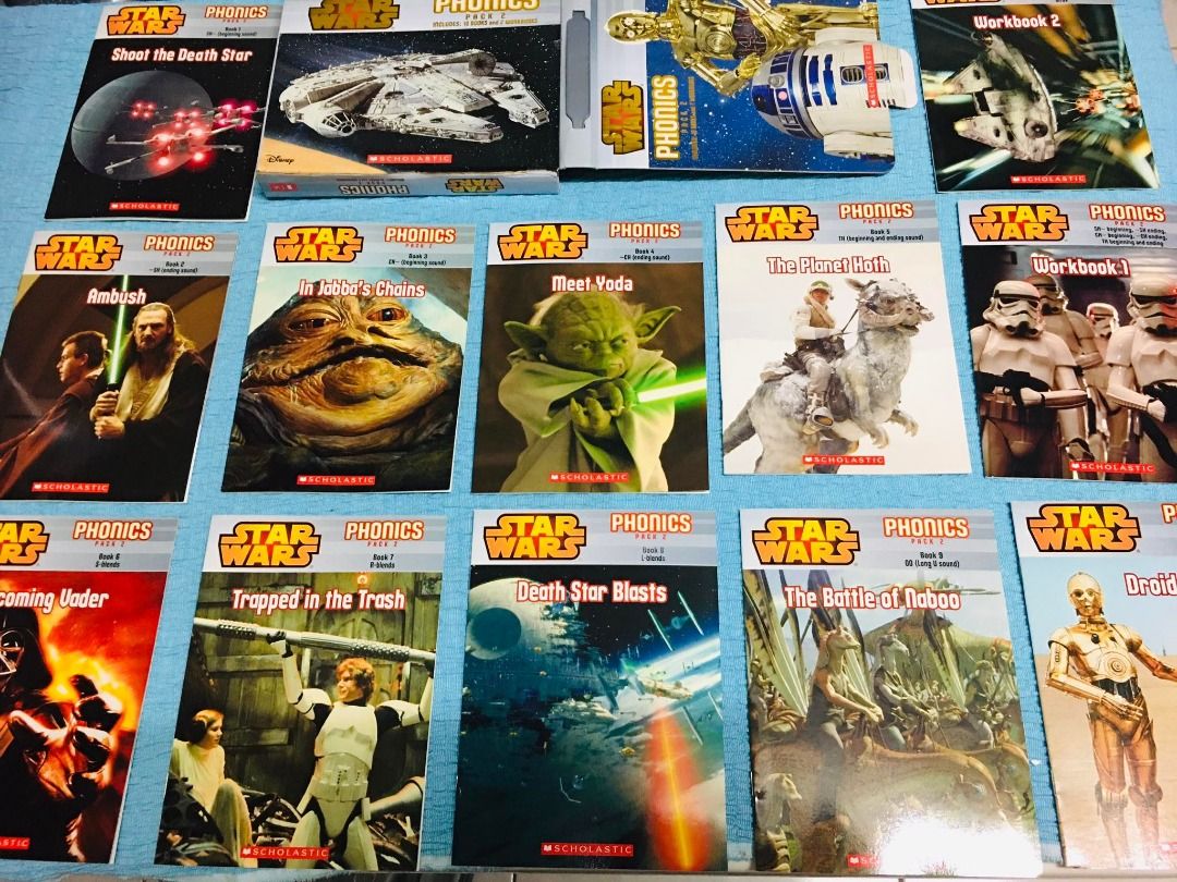 Disney Star Wars Phonics Pack (12 books), Hobbies & Toys, Books ...