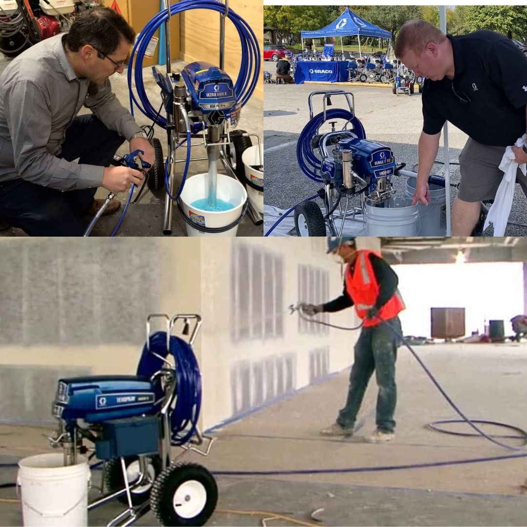 EuroX 1100W 230Bar Pressure Professional Airless Paint Sprayer EPSH3900, Furniture & Home Living ...