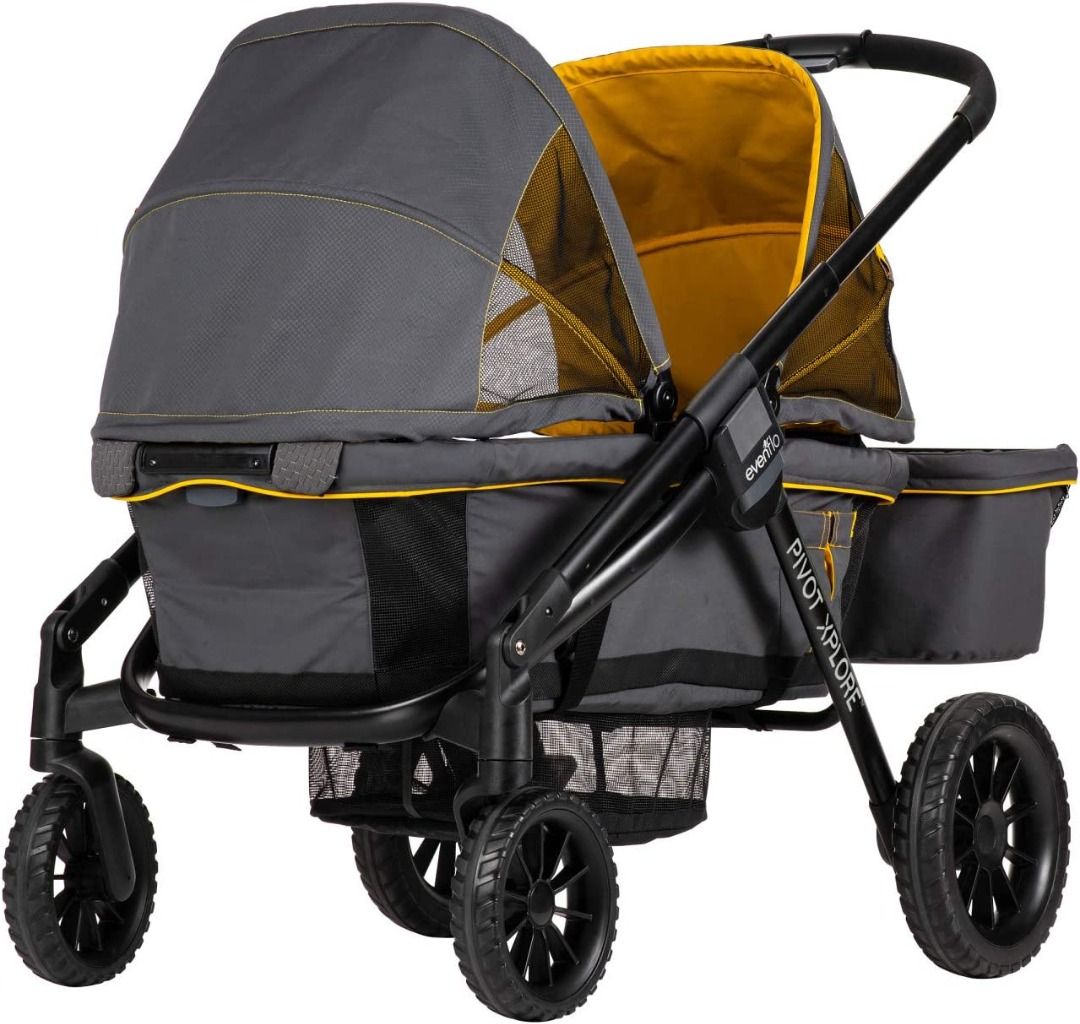 Evenflo Pivot Xplore All Terrain Double Stroller Wagon Adventurer ...