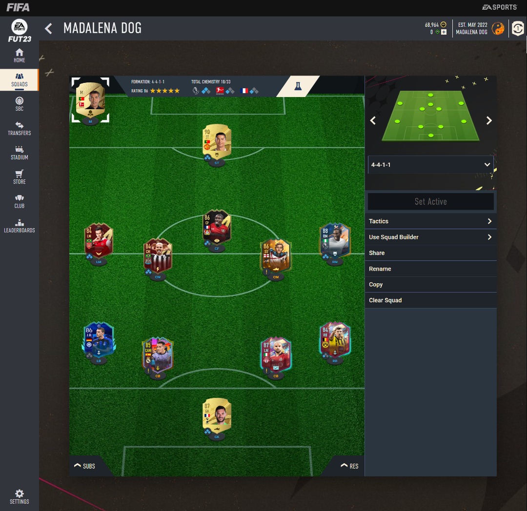 Fifa 23 Account PS4/5 with great untradable team!, Video Gaming, Gaming ...