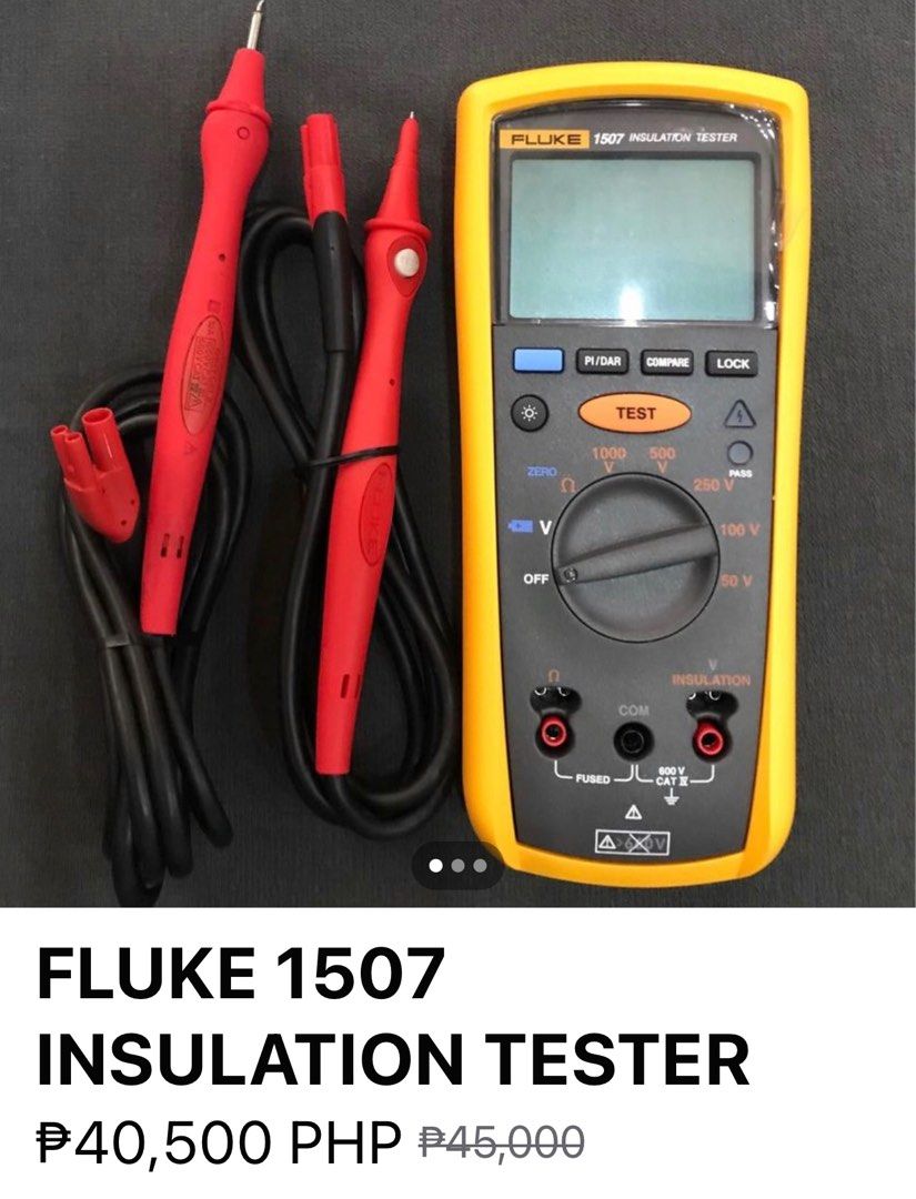 FLUKE 1507, Commercial & Industrial, Construction Tools & Equipment on ...