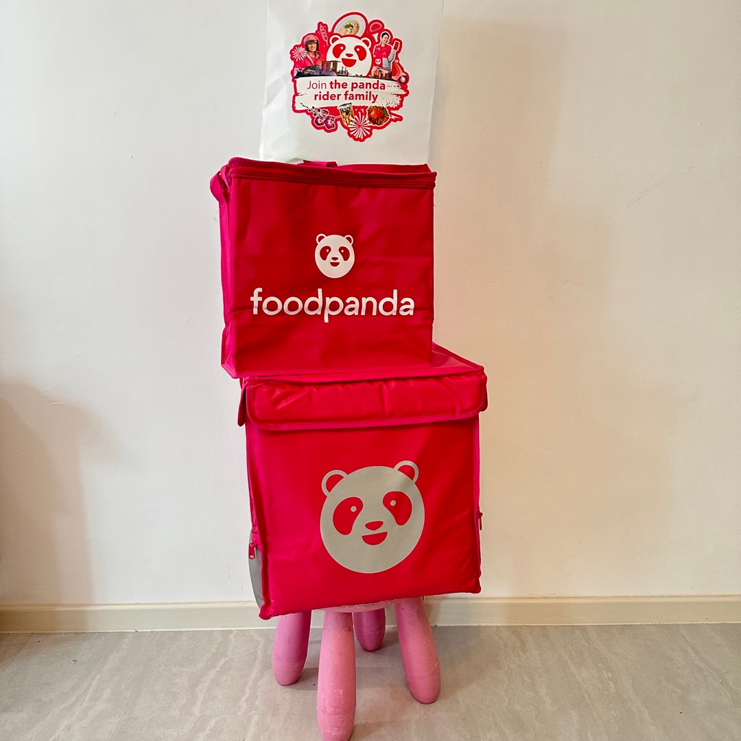 FoodPanda Rider Bundle Set, Motorcycles, Motorcycle Accessories on ...