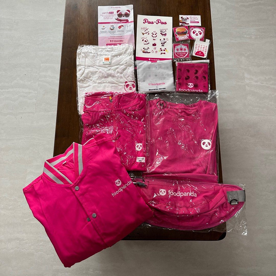 FoodPanda Rider Bundle Set, Motorcycles, Motorcycle Accessories on ...