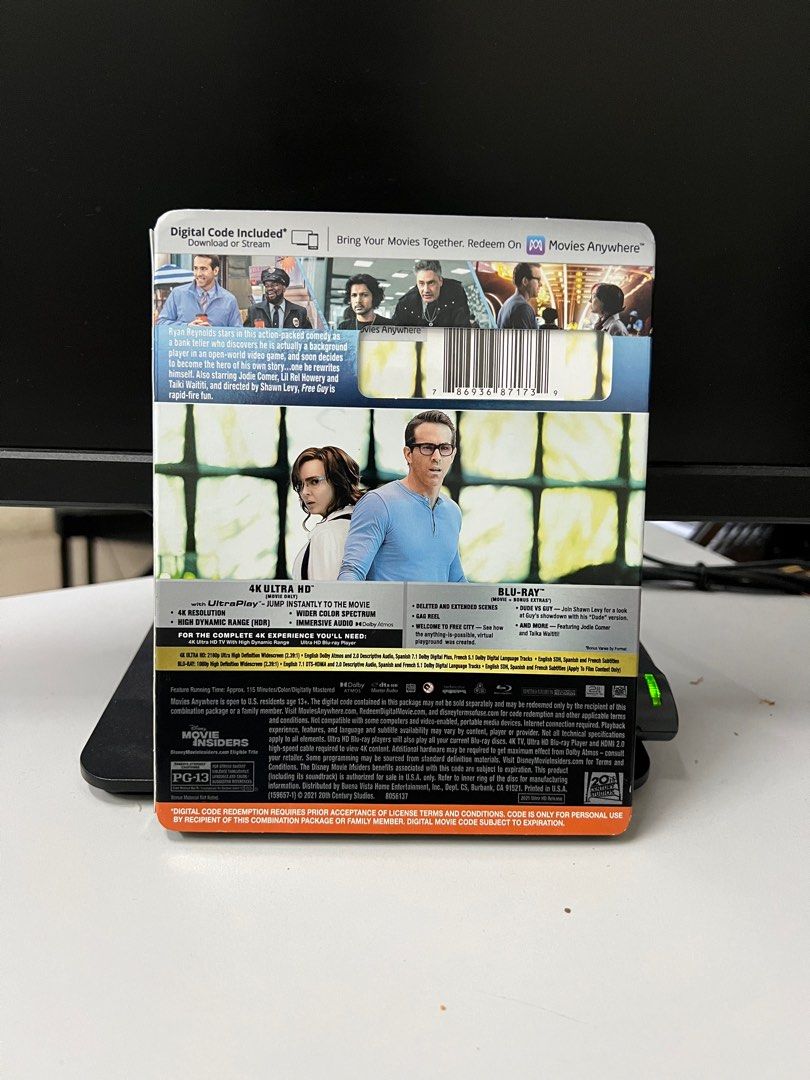 Freeguy 4K/Bluray, Hobbies & Toys, Music & Media, CDs & DVDs on Carousell