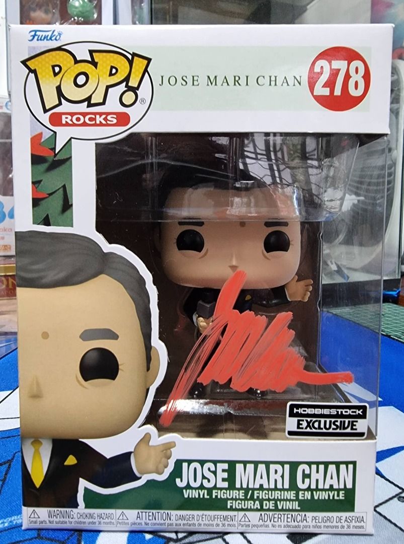 Funko Pop! 278 Jose Mari Chan [Red Signed] - Hobbiestock Exclusive ...