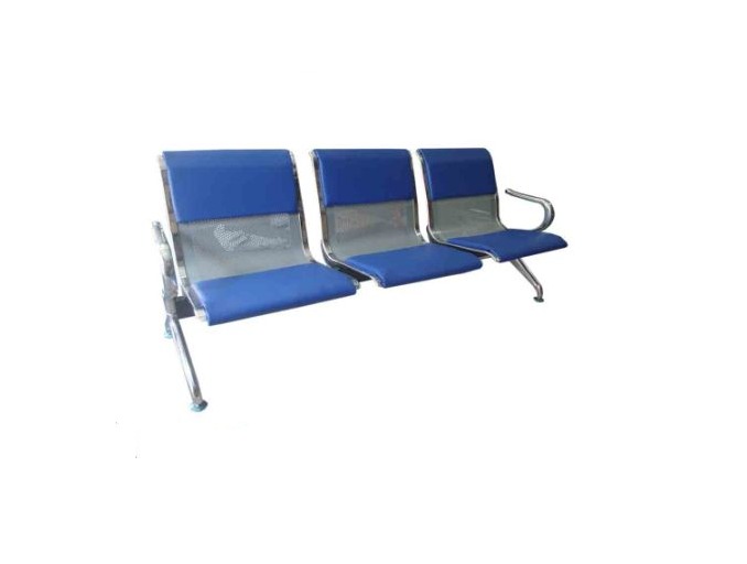 GANG CHAIR - w/CUSHION PER SEAT OFFICE FURNITURE PARTITION, Furniture ...