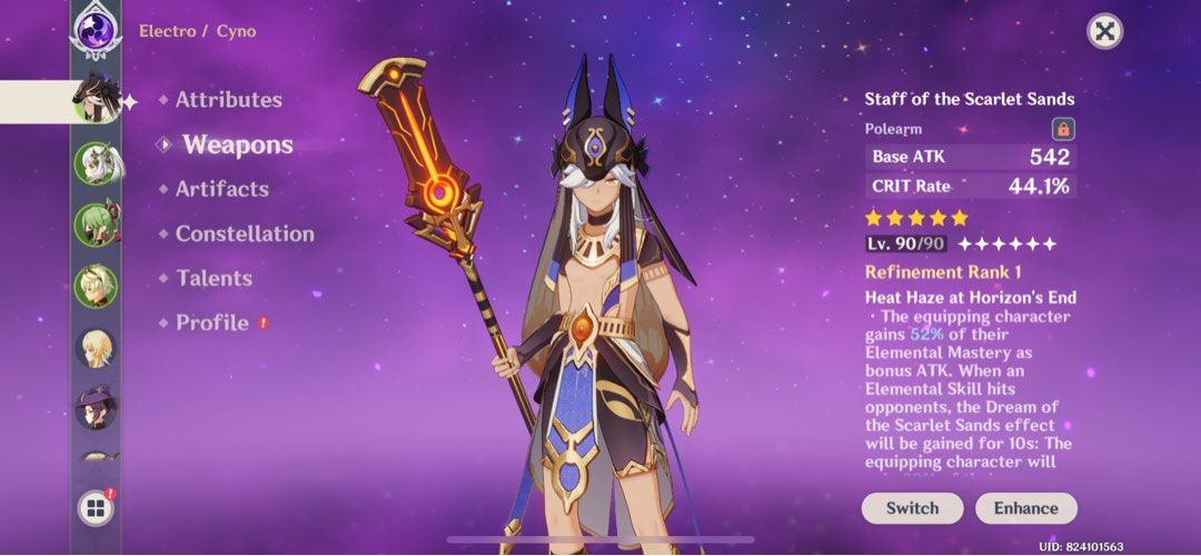 Genshin Impact Cyno + Weapon + Nahida, Video Gaming, Video Games ...