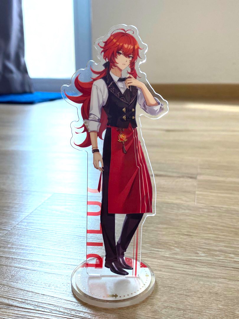 [Genshin impact] Diluc KFC standee, Hobbies & Toys, Memorabilia ...