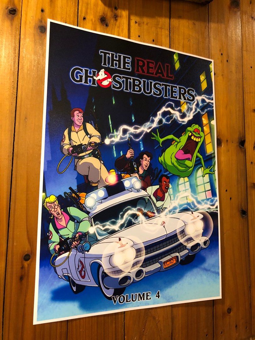 Ghostbusters Retro Vintage Classic Movie Cartoons Poster #4, Hobbies ...