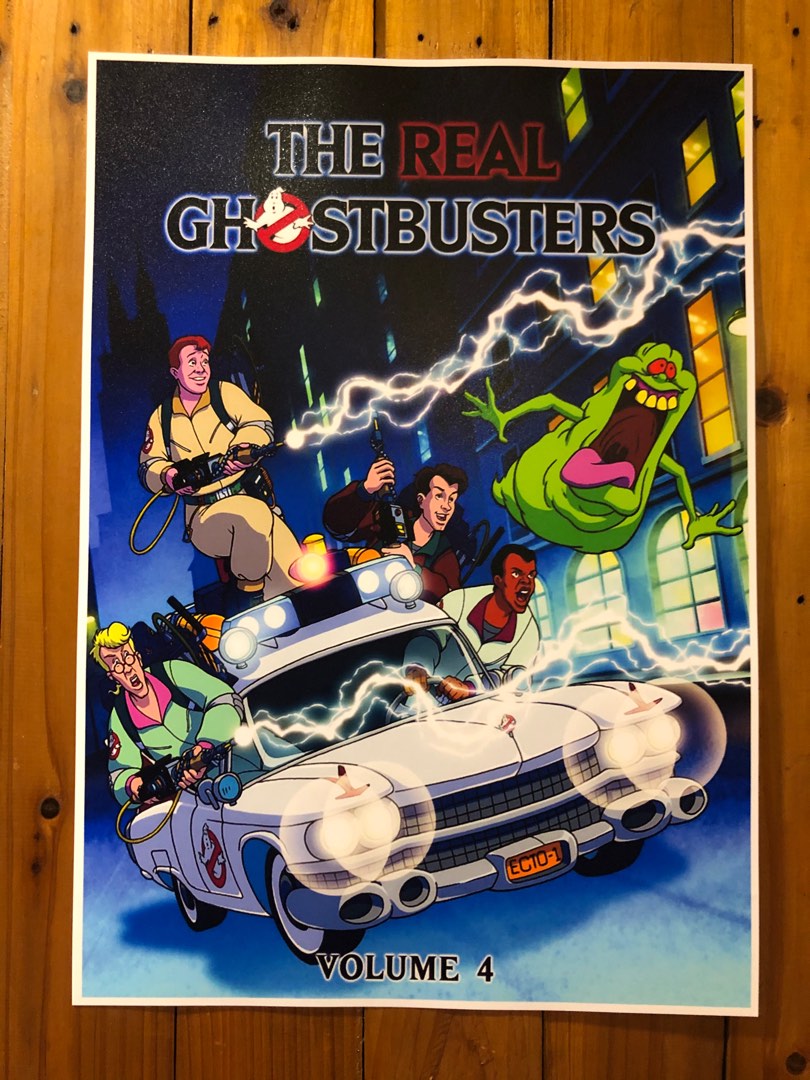 Ghostbusters Retro Vintage Classic Movie Cartoons Poster #4, Hobbies ...