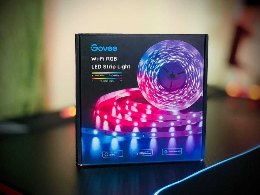 Govee Wifi/ Bluetooth LED RGB Strip Light, Furniture & Home Living ...