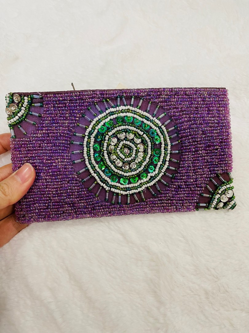 Handmade Beaded Purse from Bali, Women's Fashion, Bags & Wallets ...