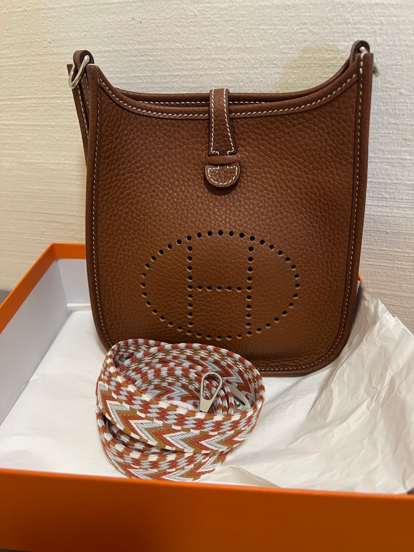 Hermes Mini Evelyn, Luxury, Bags & Wallets on Carousell