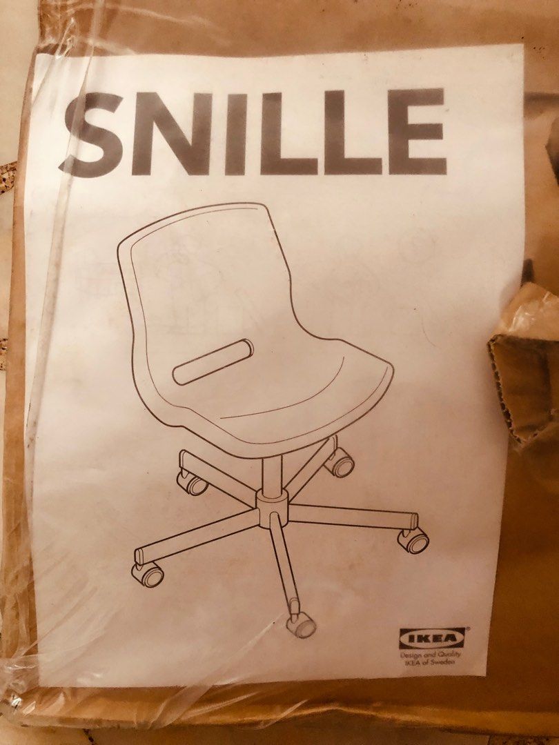 IKEA “Snille” swirl chair, Furniture & Home Living, Furniture, Chairs ...