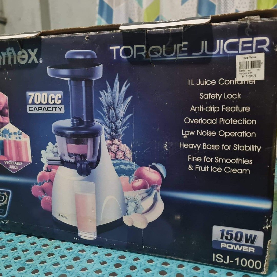 IMARFLEX TORQUE JUICER, TV & Home Appliances, Kitchen Appliances ...