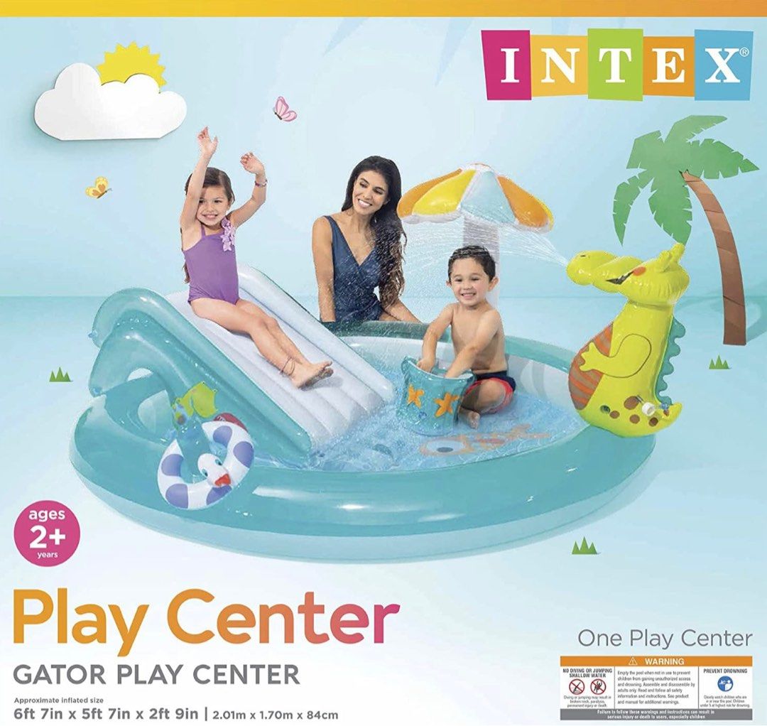 Intex outdoor inflatable pool, Babies & Kids, Baby Nursery & Kids ...