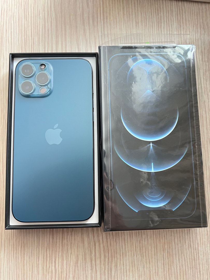 Iphone 12 PRO MAX 256GB Pacific Blue, Mobile Phones & Gadgets, Mobile ...