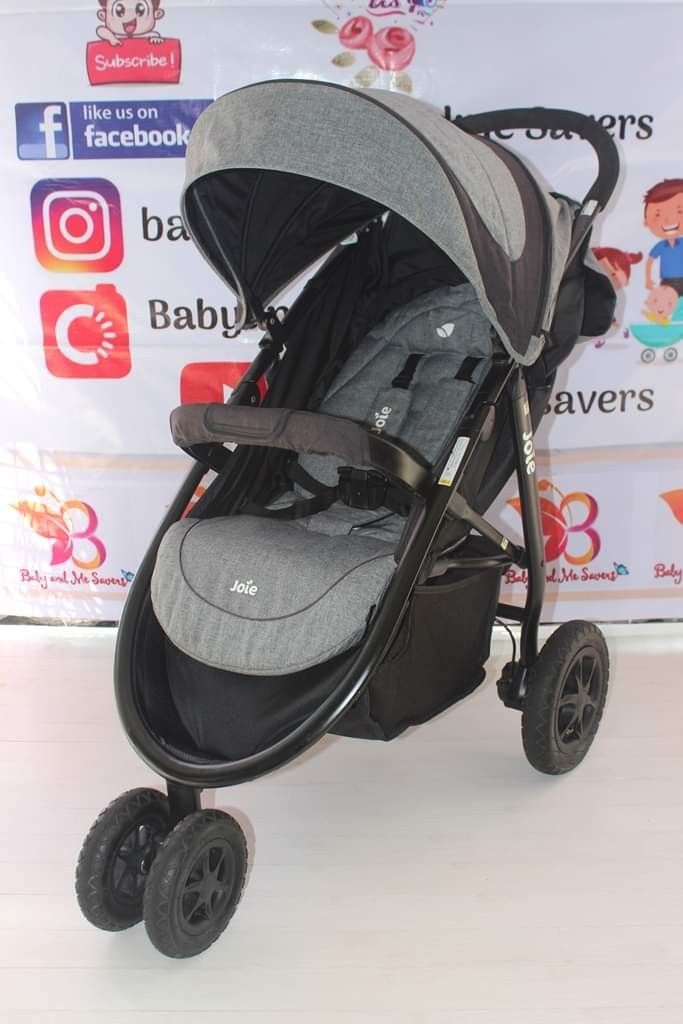 Joie Litetrax 3 Wheel Pram, Babies & Kids, Going Out, Strollers on ...