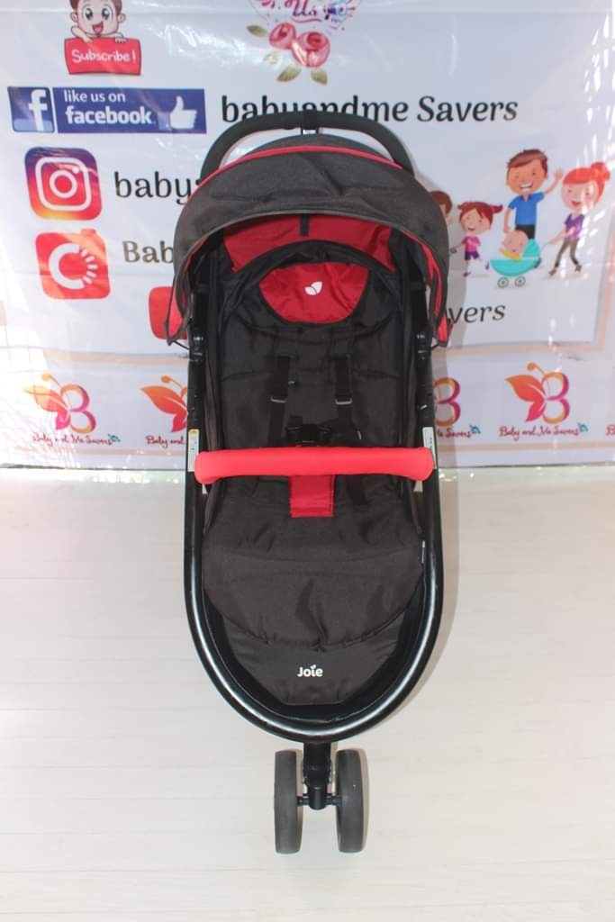 Joie Litetrax 3 Wheel Pram Baby Stroller, Babies & Kids, Going Out ...
