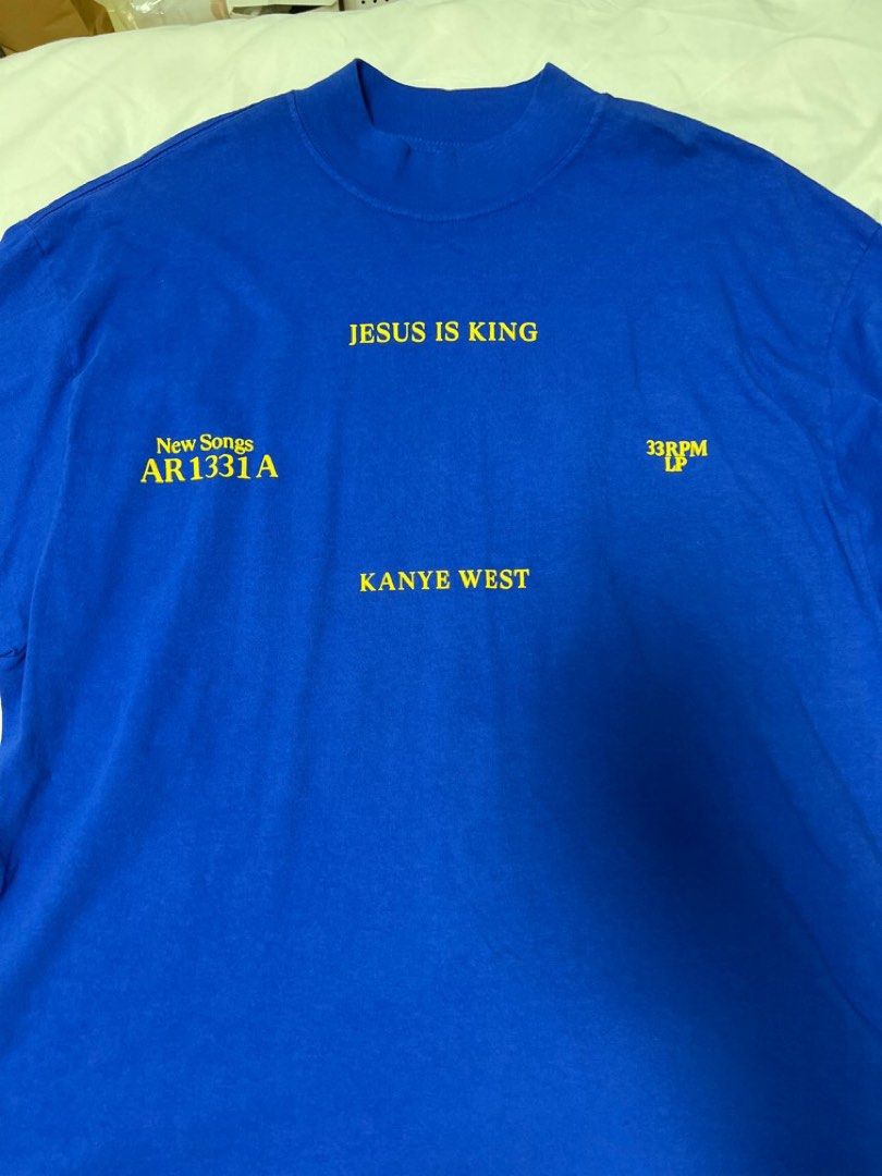 Kanye West Jesus is King Merch Tee, Men's Fashion, Tops & Sets, Tshirts ...