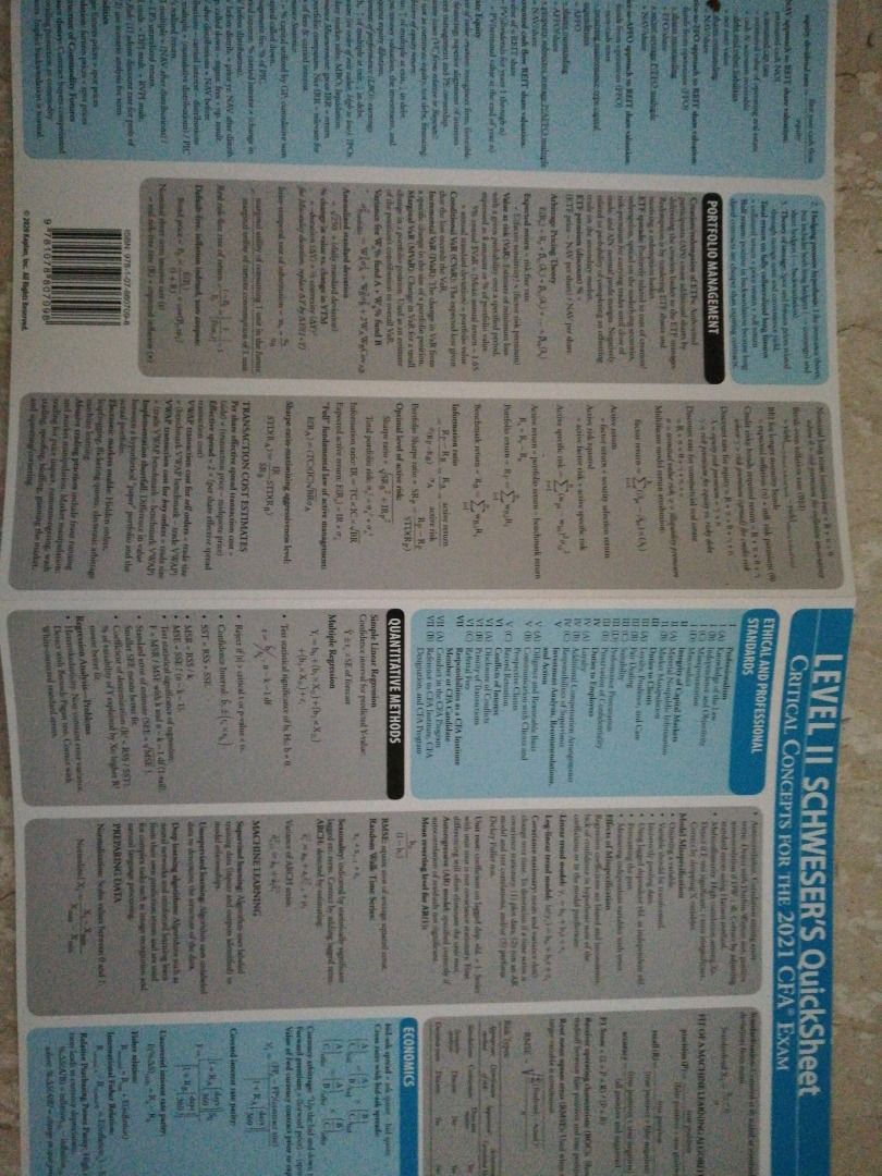 Kaplan Schweser CFA Level 2 2021 Books 1-5 + 2 wookbooks + Quicksheet ...