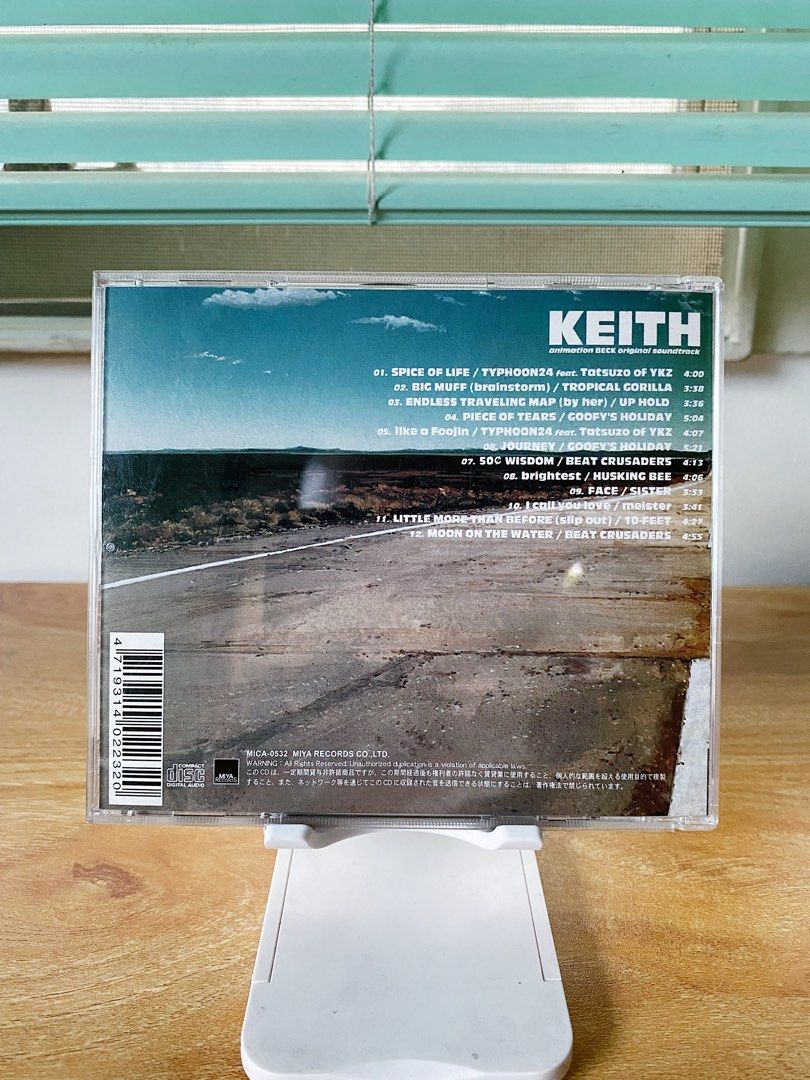 Keith - Animation BECK Original Soundtrack CD, Hobbies & Toys, Music ...