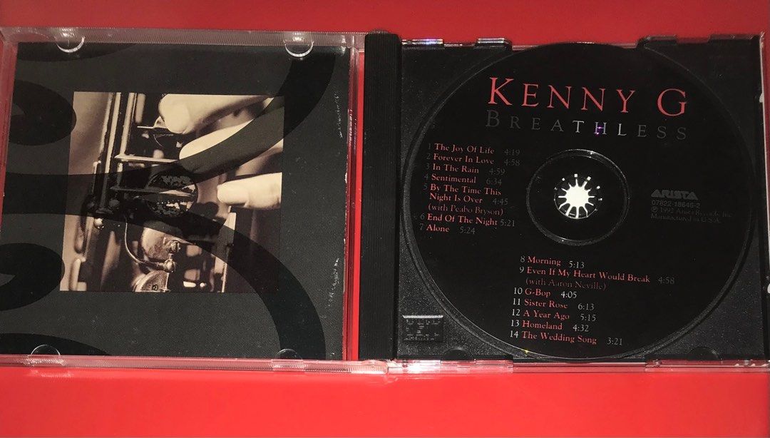 KENNY G - BREATHLESS CD, Hobbies & Toys, Music & Media, CDs & DVDs on ...