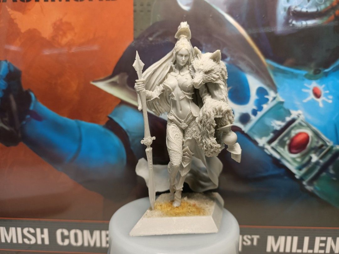 75mm Gemma Queen of Diamonds by Kimera Models Resin Miniature 1:24 ...