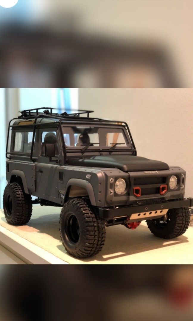 Land Rover Defender D90 chassis and hard body shell 1/10 crawler ...