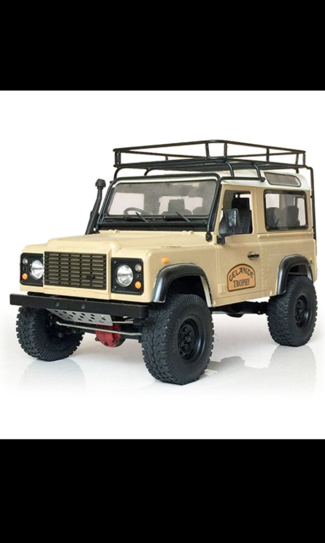 Land Rover Defender D90 chassis and hard body shell 1/10 crawler ...