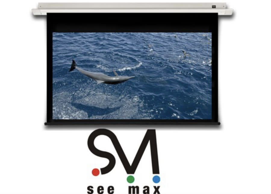 Layar proyektor see max motorized 200 inch, Elektronik, Lainnya di ...