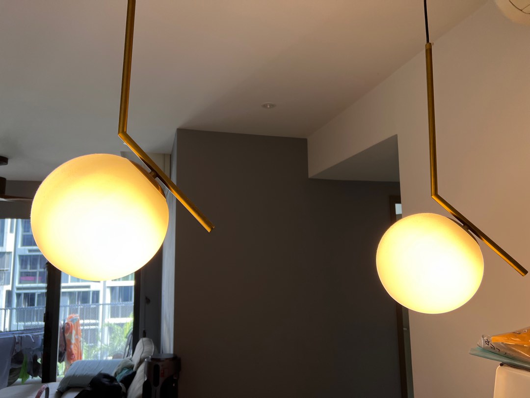 LED Orb Lights Dining, Furniture & Home Living, Lighting & Fans ...