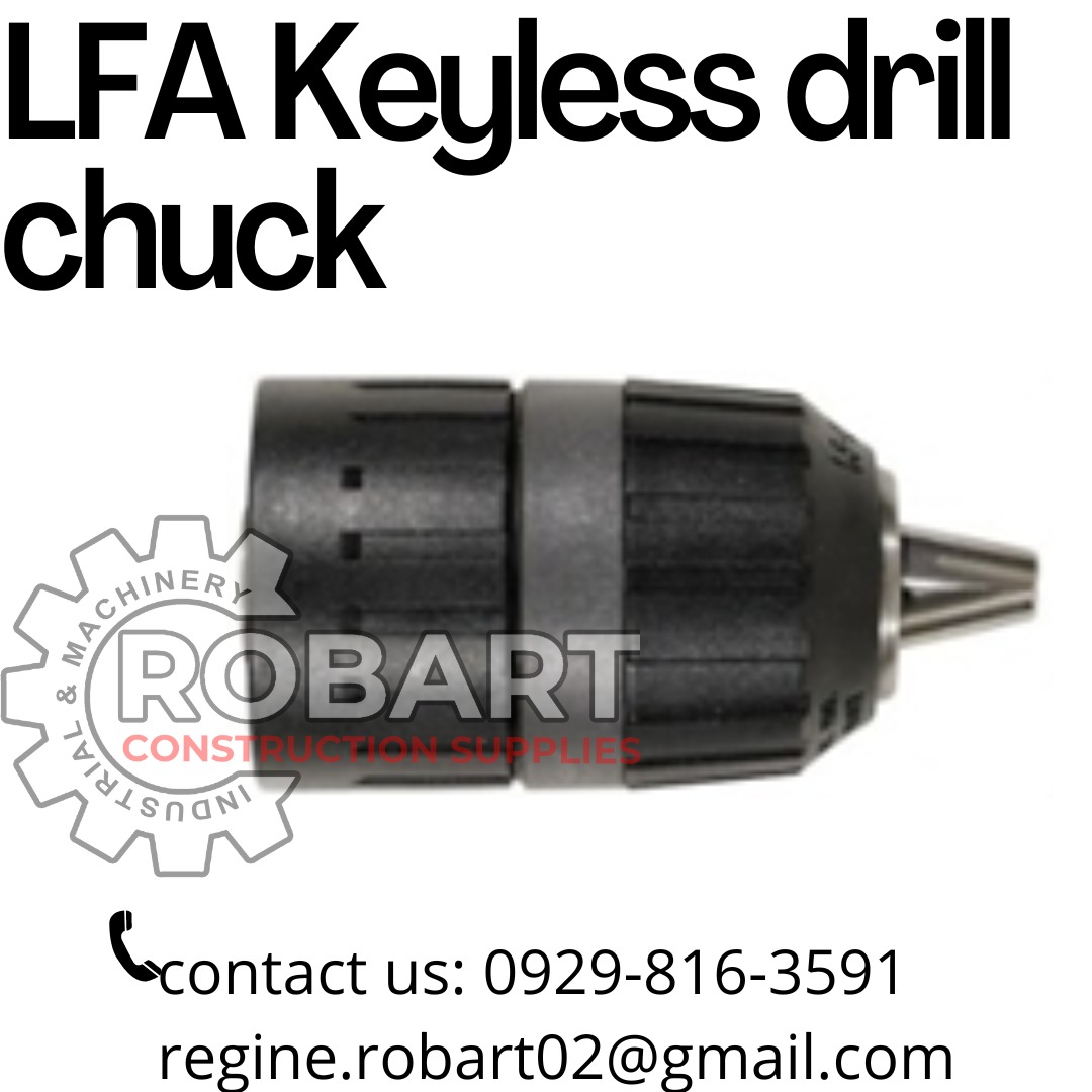 LFA Keyless drill chuck, Commercial & Industrial, Construction Tools & Equipment on Carousell