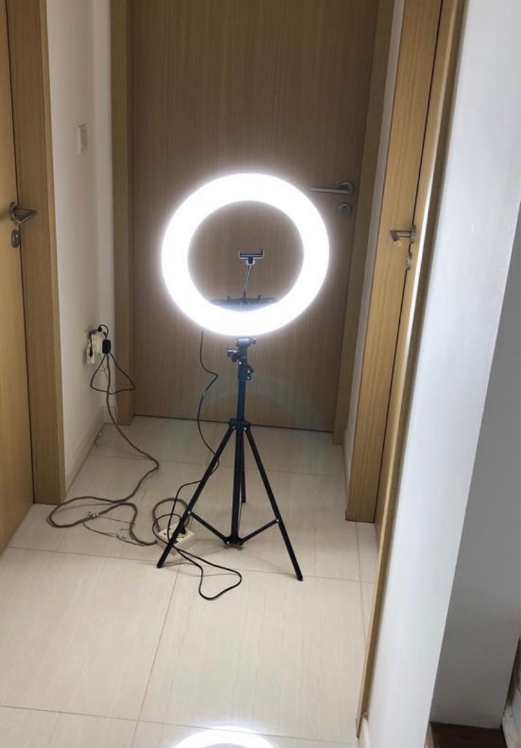 Live Stream Light Stand Phone Clip 45cm, Furniture & Home Living ...