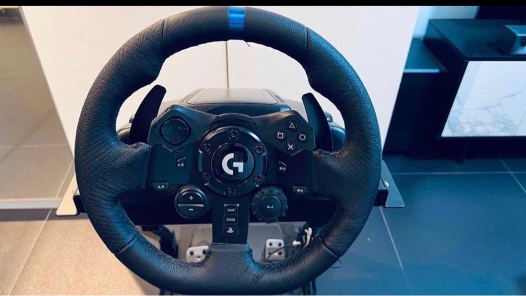 Logitech G923 Steering Wheel with stand, Video Gaming, Gaming ...
