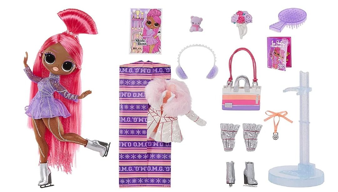 LOL Surprise OMG Sports Fashion Doll Skate Boss/Kicks Babe with 20 ...