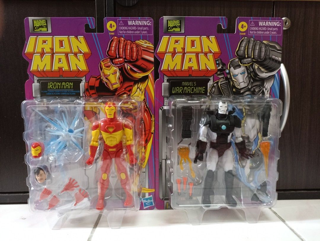 Marvel legends retro iron man and retro war machine, Hobbies & Toys ...