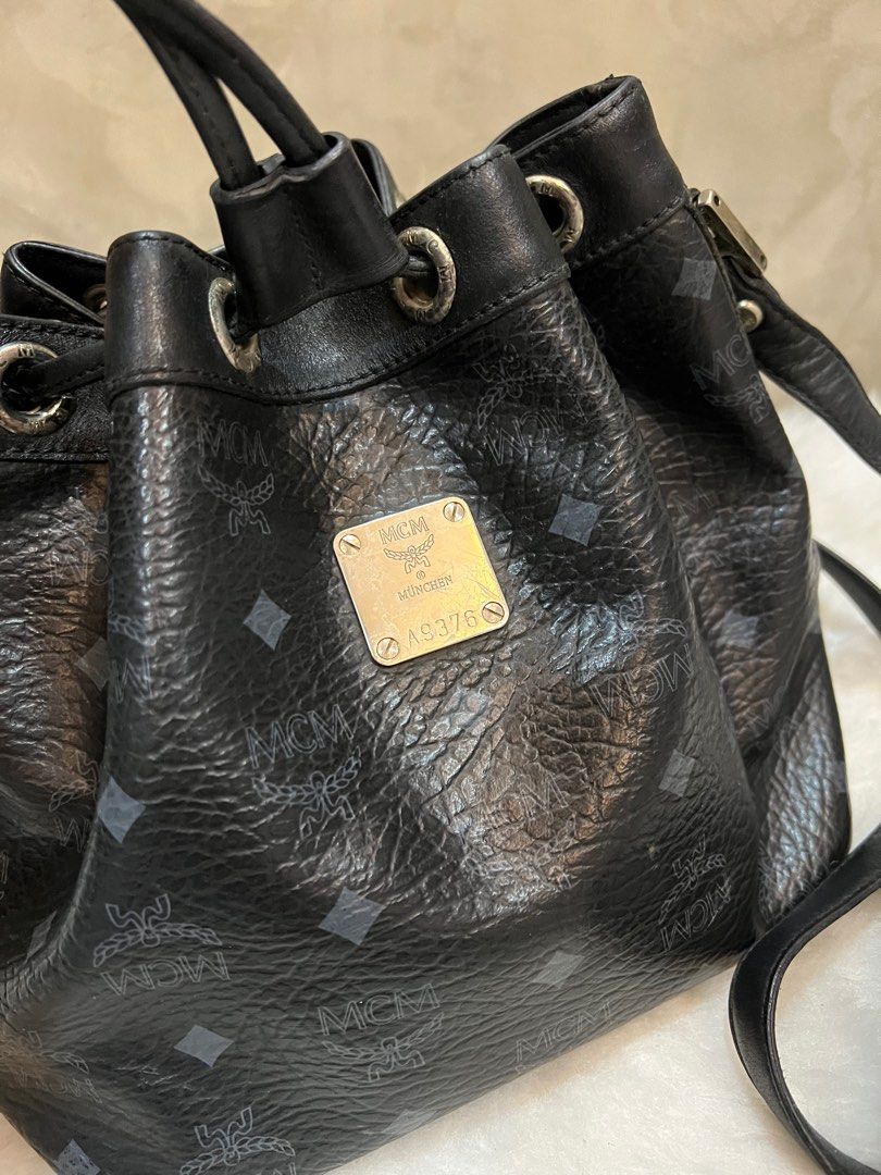 MCM BUCKET SLING BAG, Women's Fashion, Bags & Wallets, Cross-body Bags ...