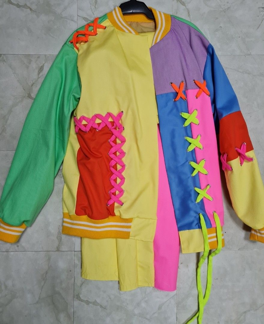 Mens multi colored jacket and pants, Men's Fashion, Tops & Sets, Sets ...