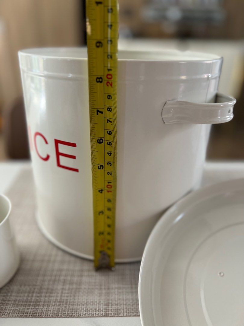 Metal Rice Container (New), Furniture & Home Living, Kitchenware ...