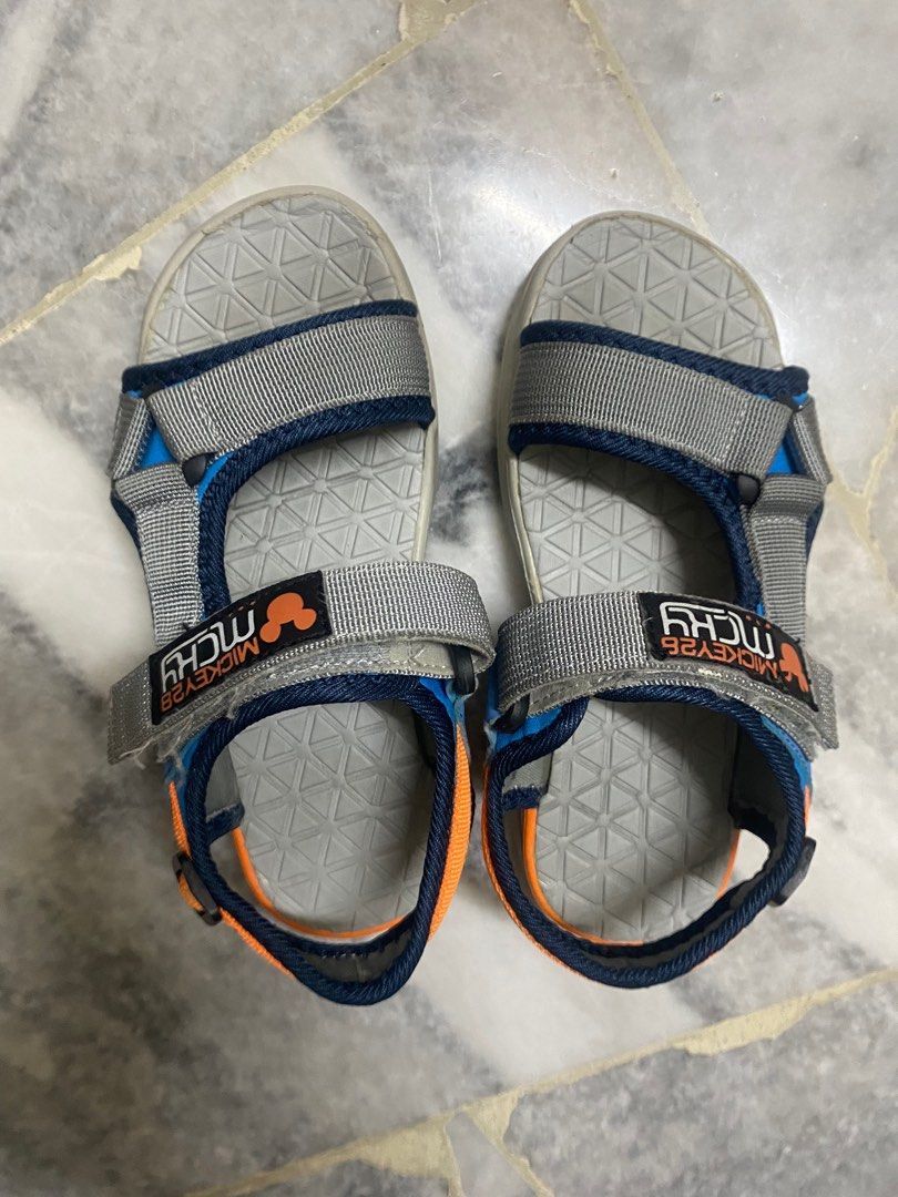 Mickey Mouse Sandals, Babies & Kids, Babies & Kids Fashion on Carousell