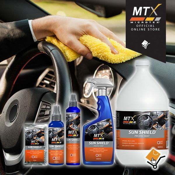Microtex MTX Sun Shield protectant car Interior Cleaner 500ml ...