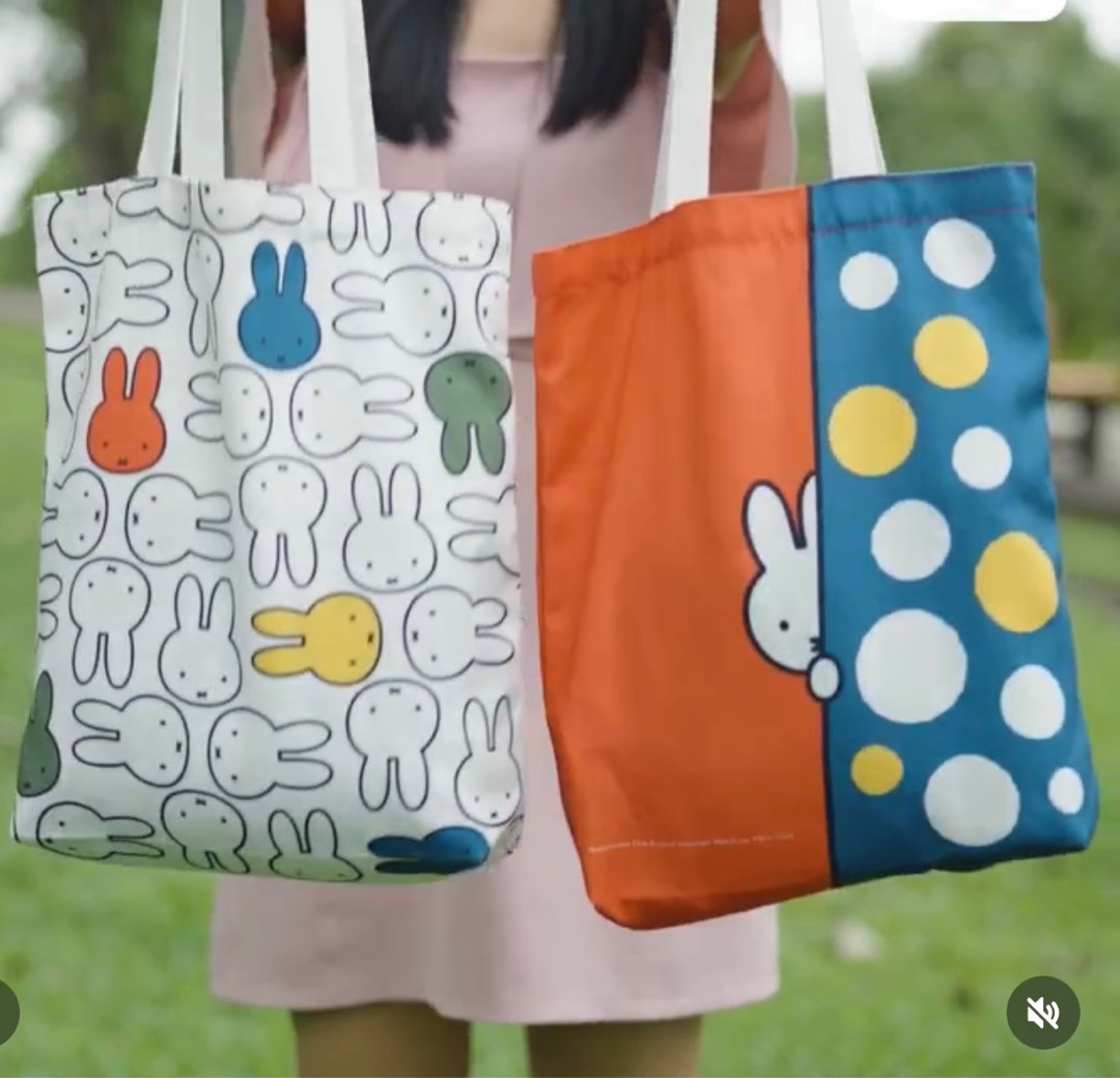 Miffy tote bag, Women's Fashion, Bags & Wallets, Tote Bags on Carousell