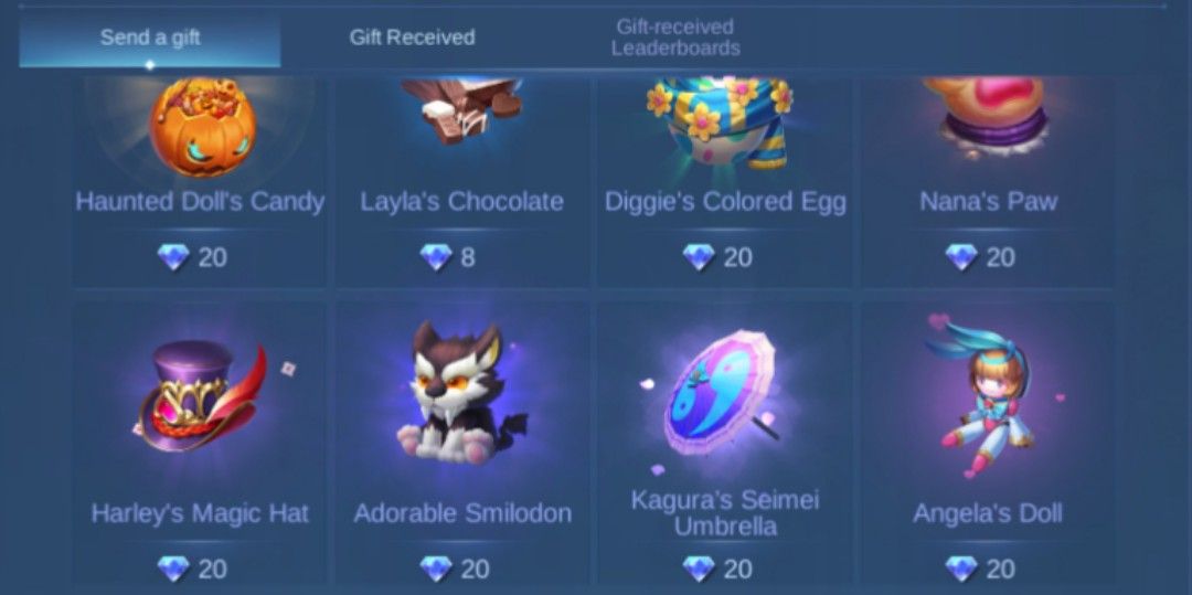 Mobile Legends Charisma Gifts, Video Gaming, Gaming Accessories, In ...