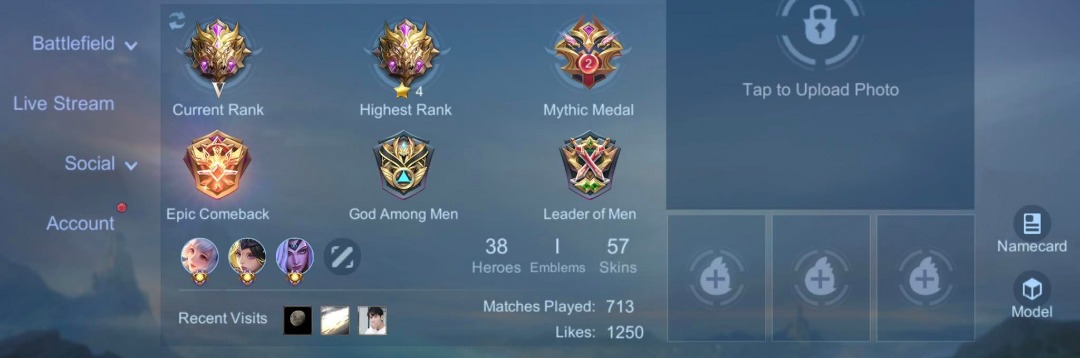 Mobile Legends (MLBB) Account - Kagura Main with High Win Rate 75% ...