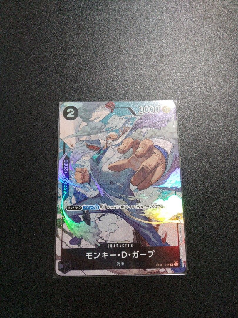 Monkey D. Garp AA Parallel Rare - One Piece OP-02, Hobbies & Toys, Toys ...