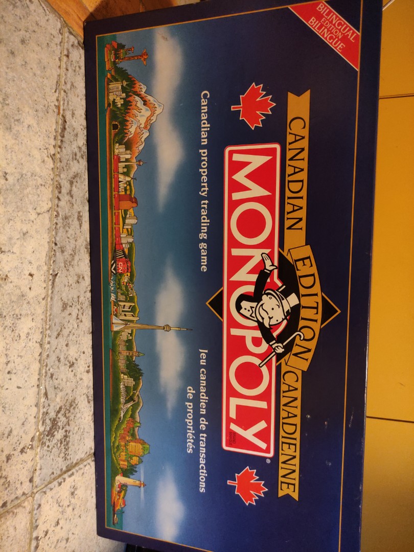 Monopoly - Canadian Edition, Hobbies & Toys, Toys & Games on Carousell