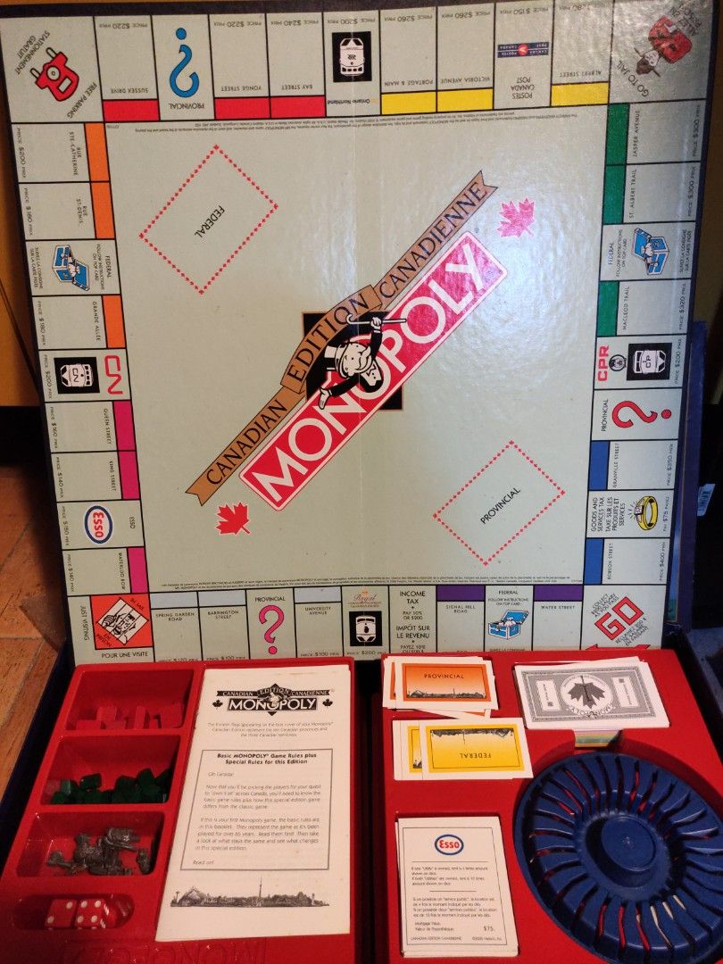 Monopoly - Canadian Edition, Hobbies & Toys, Toys & Games on Carousell