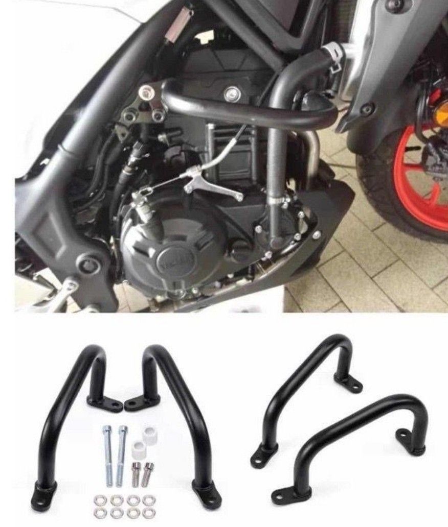 MT03 Crash Bar, Motorcycles, Motorcycle Accessories on Carousell
